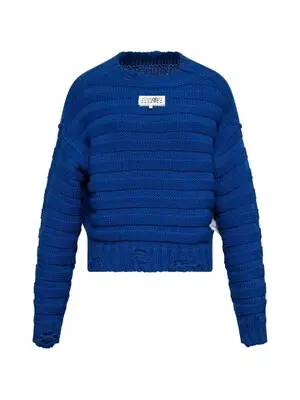 MAISON MARGIELA Wool Sweater - Blue