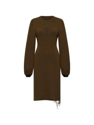 MAISON MARGIELA Knit Midi Dress - Green