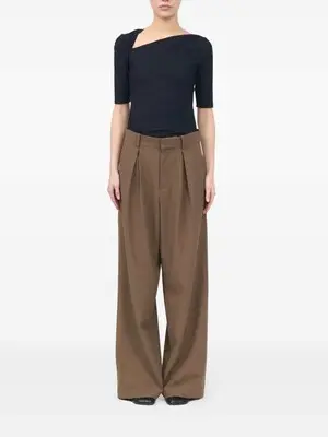 MAISON MARGIELA Mannequin Label Pleated Trousers