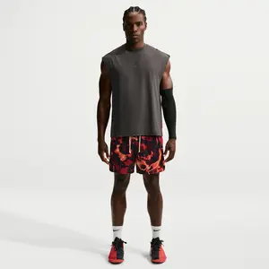 Nike Standard Issue Dri-fit 5" Mesh Basketball Shorts - Red