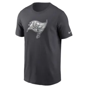 Nike Tampa Bay Buccaneers Fractal Logo Nfl T-shirt - Grey