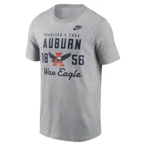 Nike Auburn Legacy Stacked Est College T-shirt - Grey
