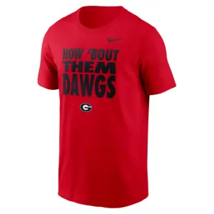 Nike Georgia Sideline Slogan Dri-fit College Long-sleeve T-shirt - Red