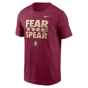 Nike Florida State Sideline Slogan Dri-fit College Long-sleeve T-shirt - Red