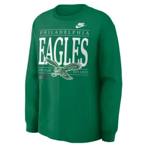 Nike Philadelphia Eagles Rewind Max90 Nfl Long-sleeve T-shirt - Green
