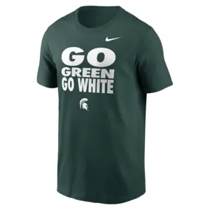 Nike Michigan State Sideline Slogan Dri-fit College Long-sleeve T-shirt - Green