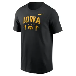 Nike Iowa Primetime Football Icon College T-shirt - Black