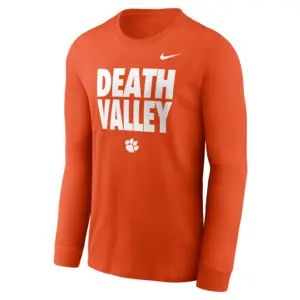 Nike Clemson Sideline Slogan Dri-fit College Long-sleeve T-shirt - Orange
