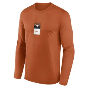 Nike Texas Longhorns Dri-fit College Long-sleeve T-shirt - Orange