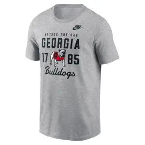 Nike Georgia Legacy Stacked Est College T-shirt - Grey