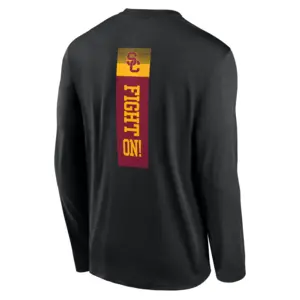 Nike Usc Primetime Stack Legend College Long-sleeve T-shirt - Black