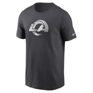 Nike Los Angeles Rams Fractal Logo Nfl T-shirt - Grey