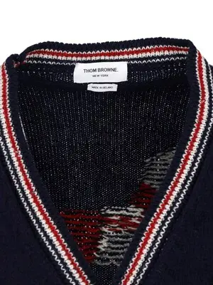Thom Browne Cardigan "hector - Blue