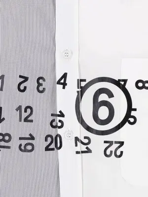 MAISON MARGIELA Asymmetrical Shirt "numeric