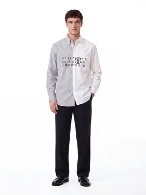 MAISON MARGIELA Asymmetrical Shirt "numeric