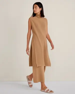 HAVEN WELL WITHIN Organic Cotton Mixed Rib Tunic