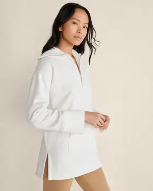 HAVEN WELL WITHIN Cozy Fleece Half-zip Tunic