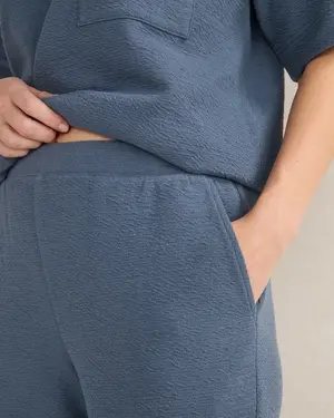 HAVEN WELL WITHIN Cotton Blend Textured Joggers
