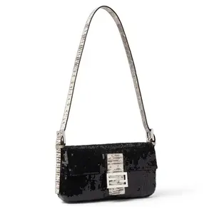 Fendi Sequin Baguette Shoulder Bag