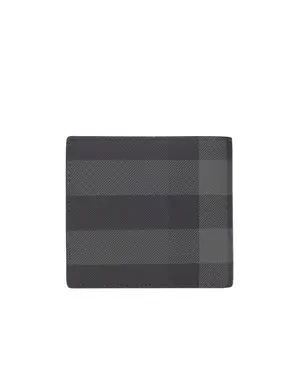 Burberry Check Pattern Bi-fold Wallet