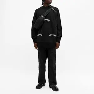 Givenchy Metallic Detailed Oversized Sweatshirt - Black