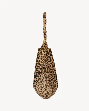 Saint Laurent Amalia Medium Leopard Print Pony Hair Bag