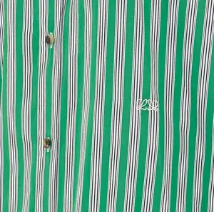 Loewe Striped Embroidered Anagram Shirt