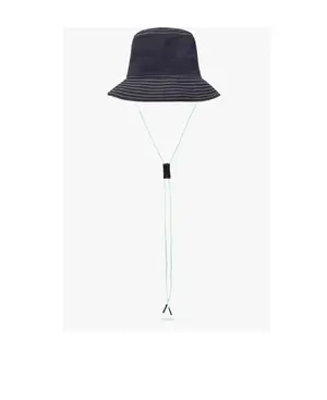 Maison Kitsuné Logo Embroidered Bucket Hat