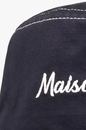 Maison Kitsuné Logo Embroidered Bucket Hat