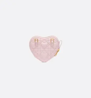 Dior Caro Heart-shaped Chain Clutch
