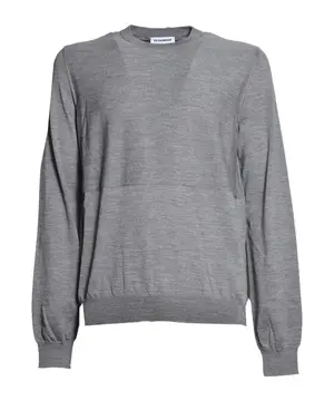 JIL SANDER Crewneck Long-sleeved Jumper - Grey
