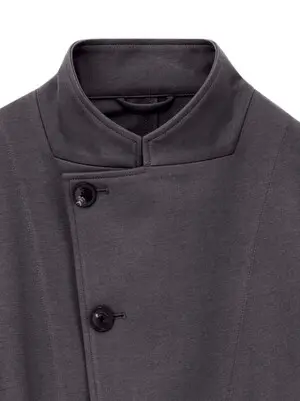 Emporio Armani Long-sleeved Asymmetrical Button-up Jacket - No