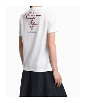 Emporio Armani Mercerized Jersey T-shirt Valentine's Day Capsule