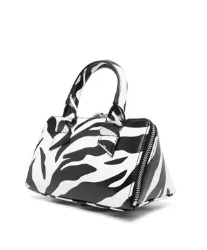 Attico Friday" Handbag - White/black