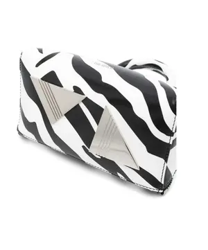 Attico Friday" Handbag - White/black