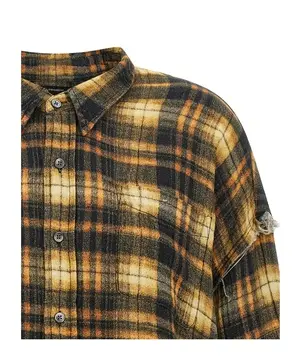 R13 Plaid Shirt - Brown