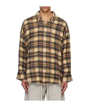 R13 Plaid Shirt - Brown