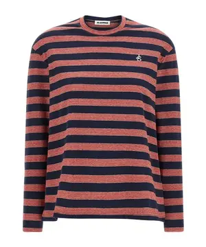 JIL SANDER Striped T-shirt - Multi-color