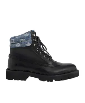 Dsquared2 Monogram Ankle Boots - Denim/black