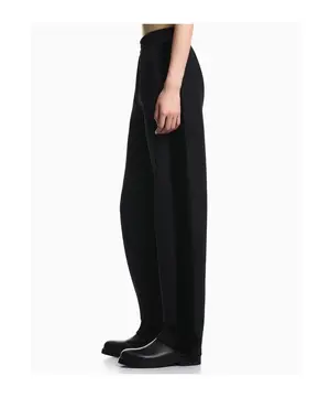 Emporio Armani Straight-leg Sweatpants With Flocked Eagle Logo