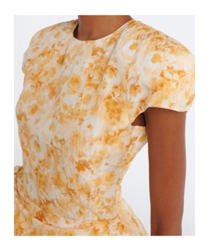 Magda Butrym Floral Blend Midi Dress