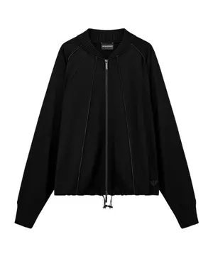 Emporio Armani Punto Milano Jersey Blouson Jacket