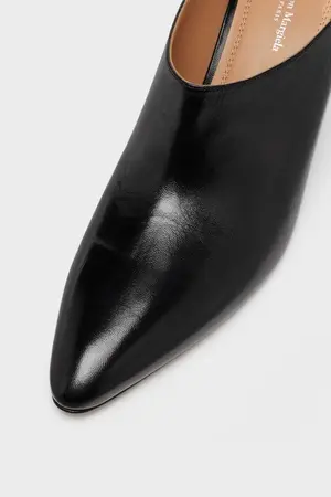 MAISON MARGIELA Heelless Mule With Sculptural Wedge Heel