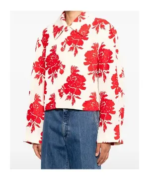 Dries Van Noten Long-sleeved Printed Jacket
