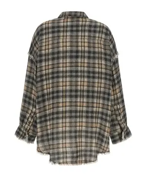 R13 Plaid Long Sleeve Shirt