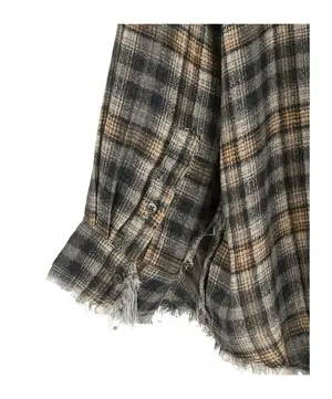 R13 Plaid Long Sleeve Shirt