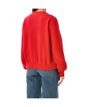 Polo Ralph Lauren Logo Crewneck Sweatshirt - Red