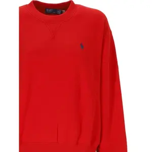 Polo Ralph Lauren Logo Crewneck Sweatshirt - Red
