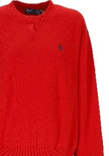 Polo Ralph Lauren Logo Crewneck Sweatshirt - Red