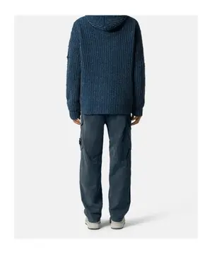 Stone Island Loose-fit Cargo Trousers With Snap Pockets